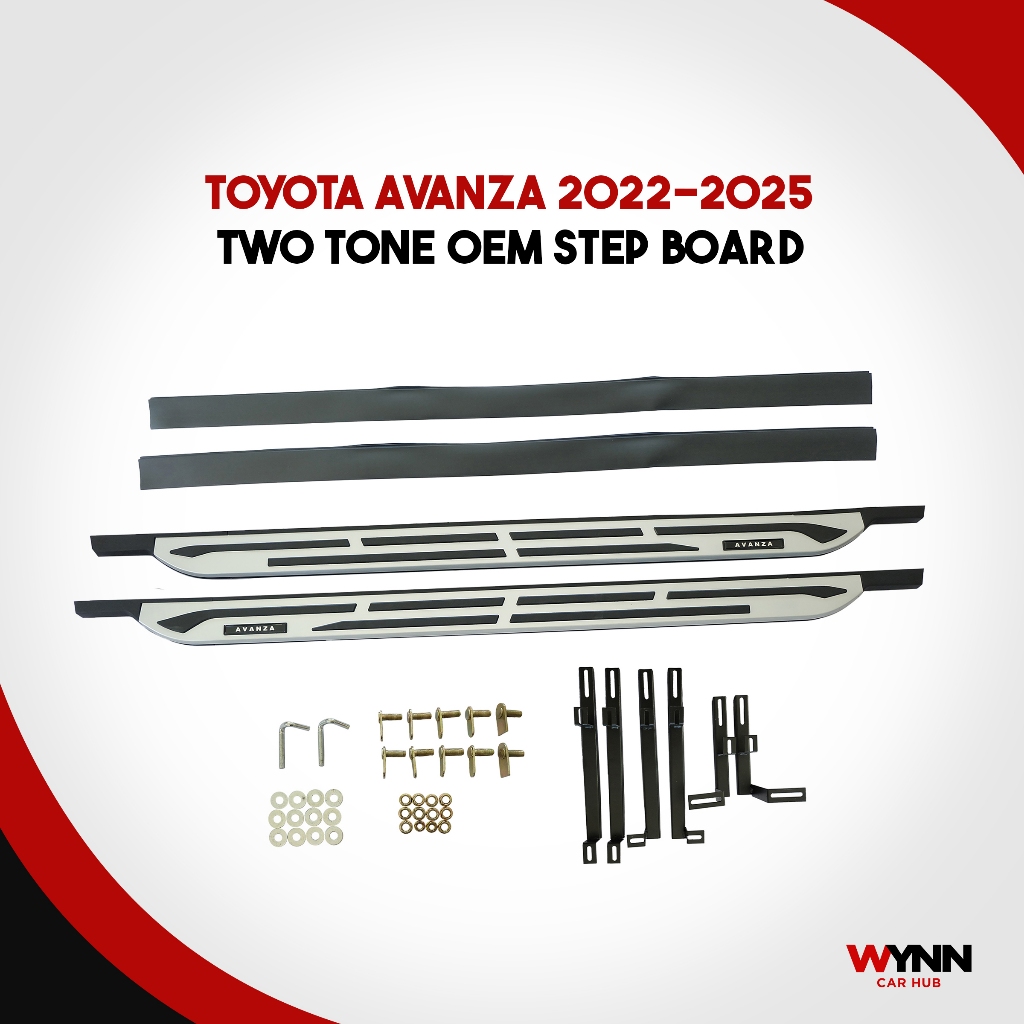 Toyota Avanza 2022-2025 Two Tone OEM Step Board | Shopee Philippines