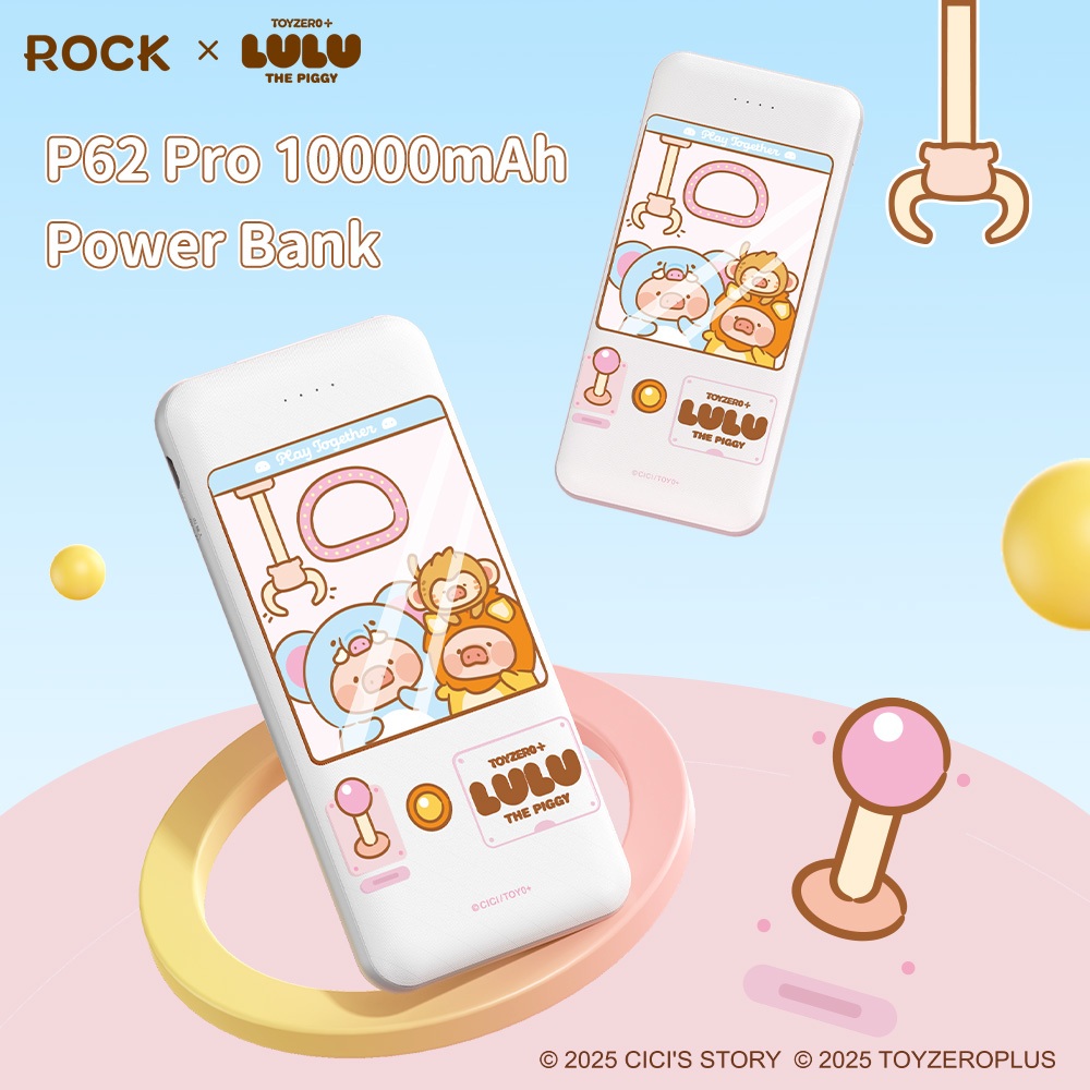 Rock Space Lulu The Piggy P62 Pro 10000mAh Power Bank Fast Charging ...