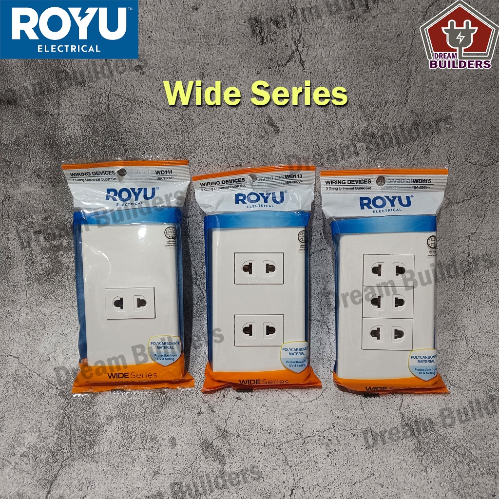 Royu Wide Series and Classic Switch Outlet and Replacement Parts Plate ...