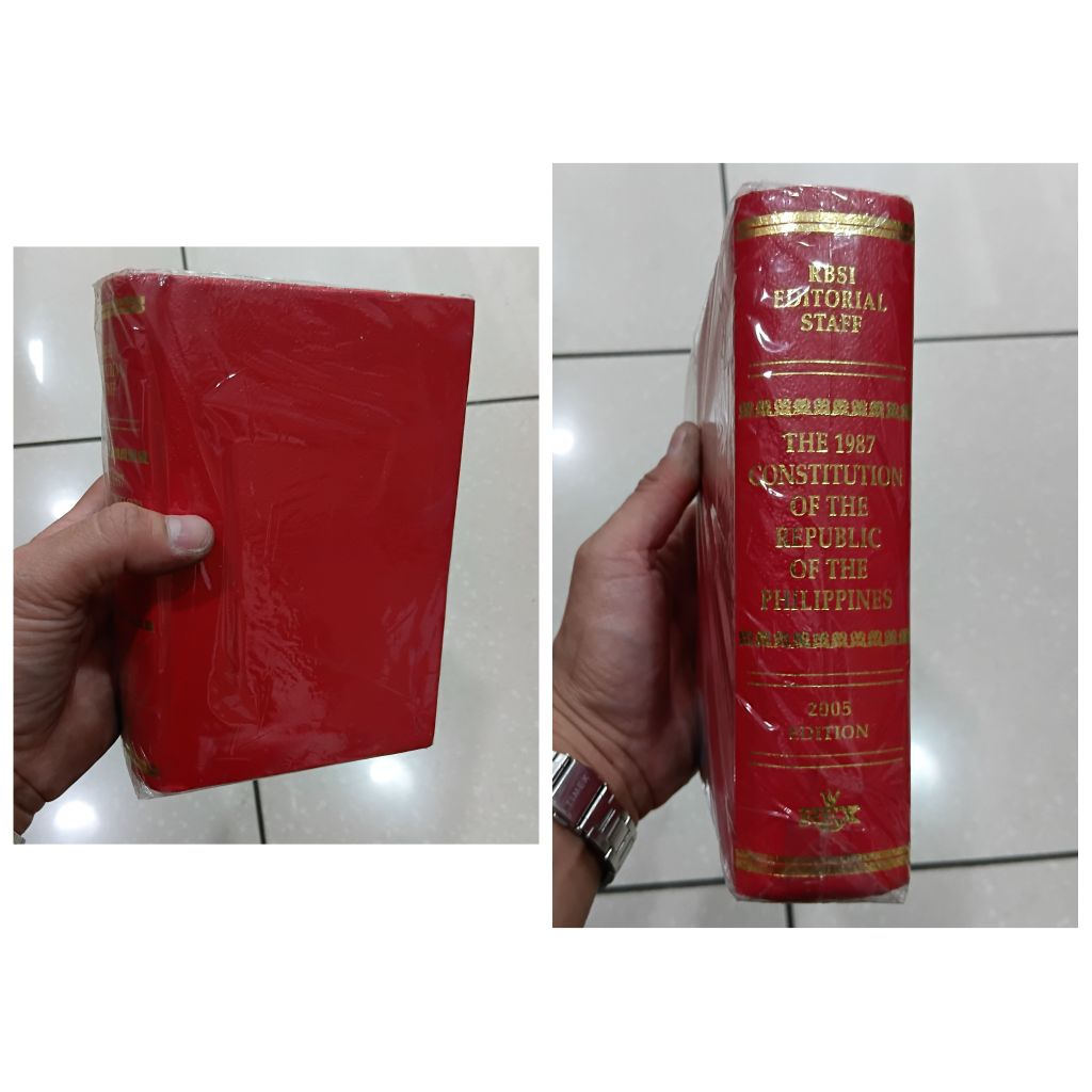 2005 Edition : The 1987 Constitution Of The Philippines Hardbound ...