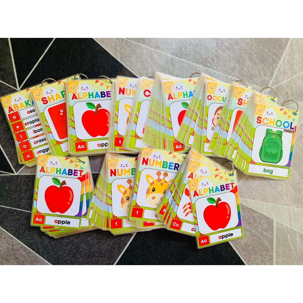 LAMINATED FLASH CARDS FOR TODDLERS | Shopee Philippines