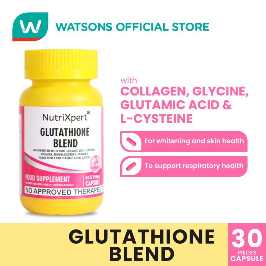 NUTRIXPERT Glutathione Blend 550mg 30s | Shopee Philippines
