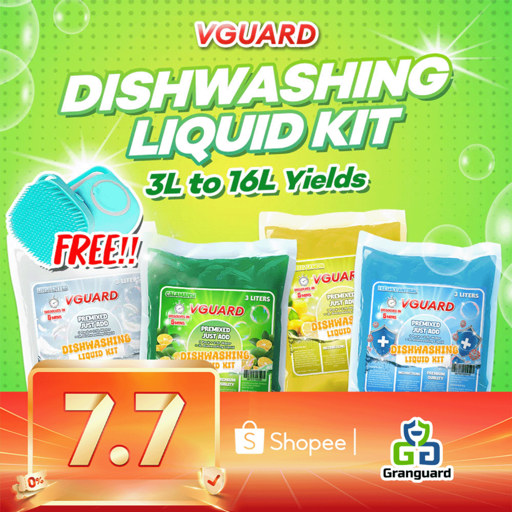 [GRANGUARD] - VGUARD DISHWASHING LIQUID KIT 3L, 6L, 16L - LEMON ...