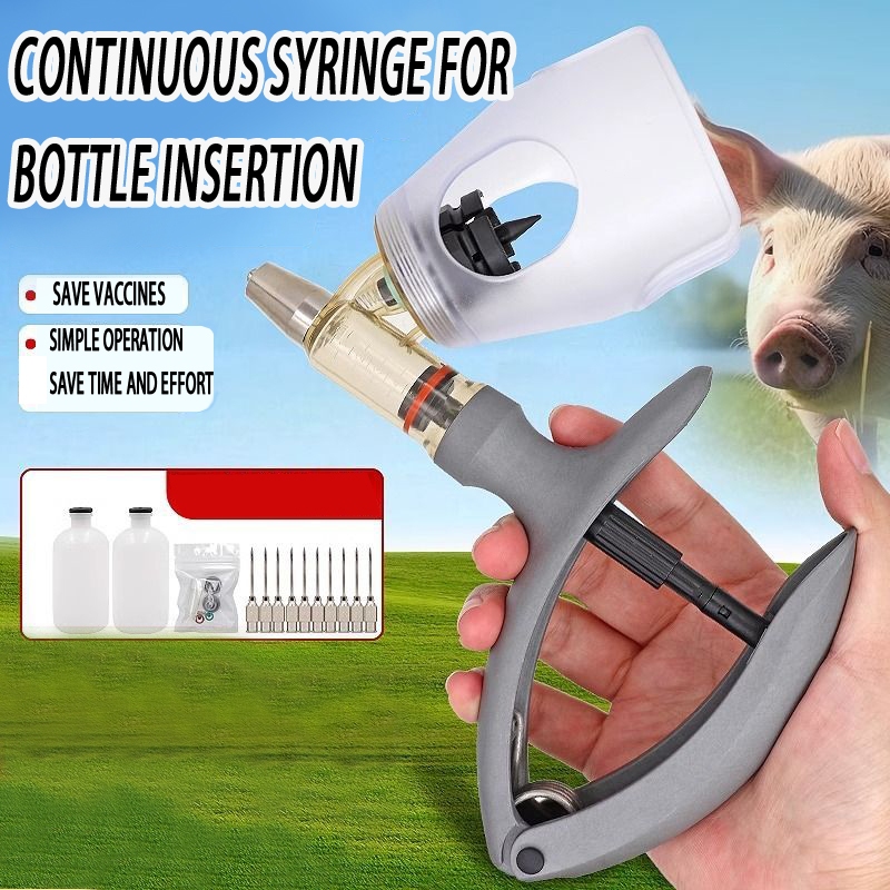 Automatic Continuous Syringe with Bottle Guard 2ML 5 ML Fiberglass ...