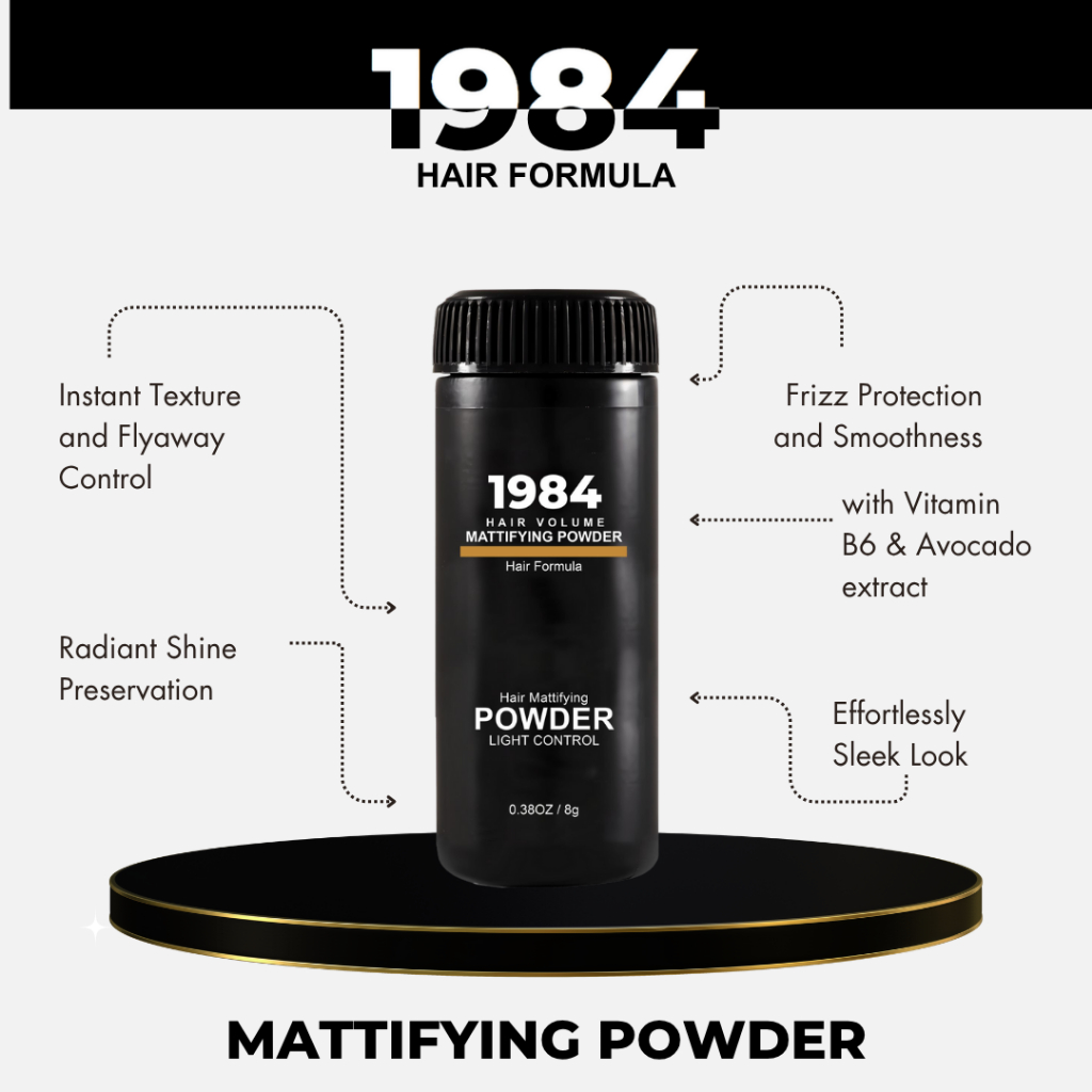 1984 HAIR FORMULA HAIR VOLUME MATTIFYING POWDER (Light Control ...