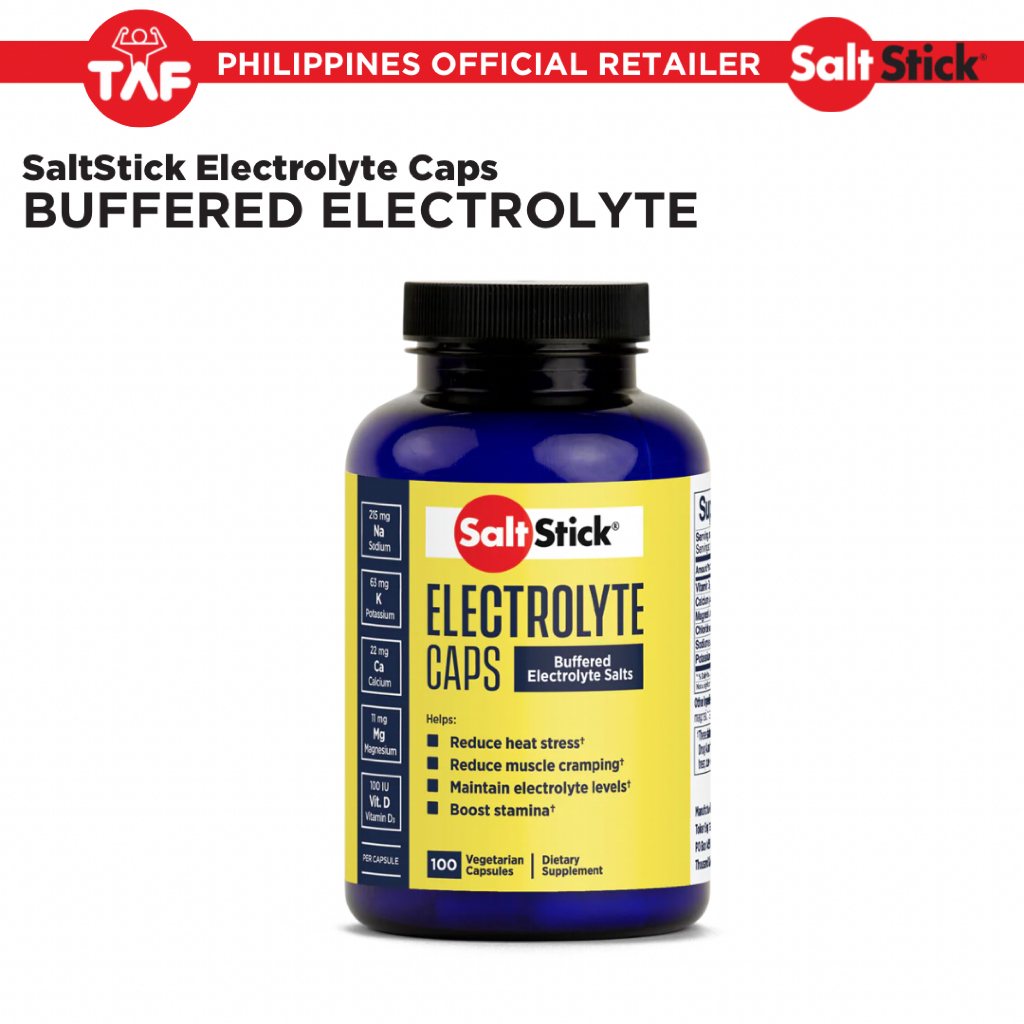 SaltStick Electrolyte Caps and Race Read Caps Plus+Caffeine (100 ...