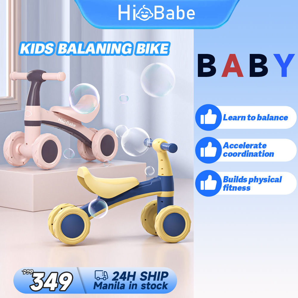 Balance Bike for kids balancing pedal-free bicycle two-in-one baby ...