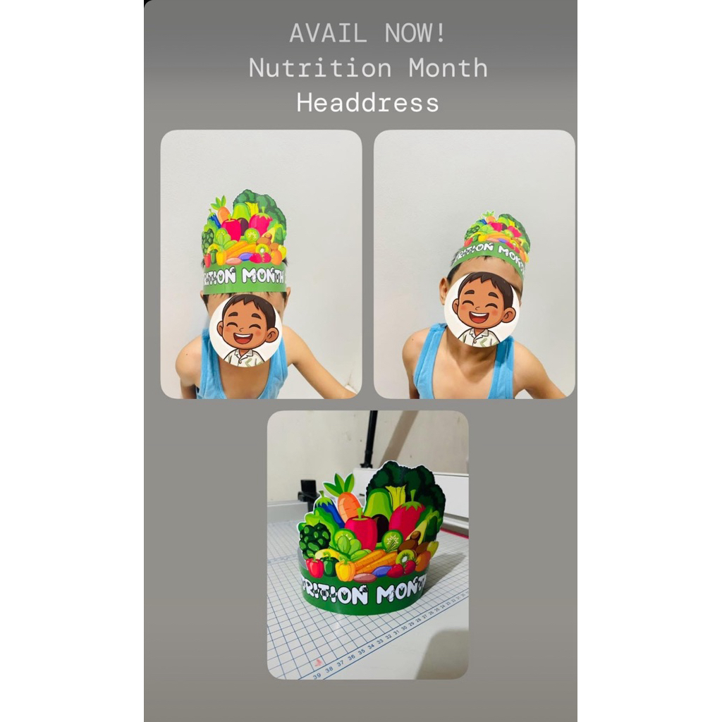Nutrition Month Headdress | Shopee Philippines