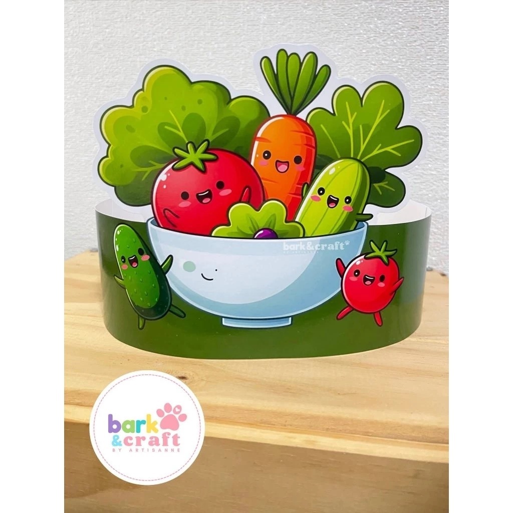 Nutrition Month Fruit & Vegetable Veggies Hat Headdress Costume ...