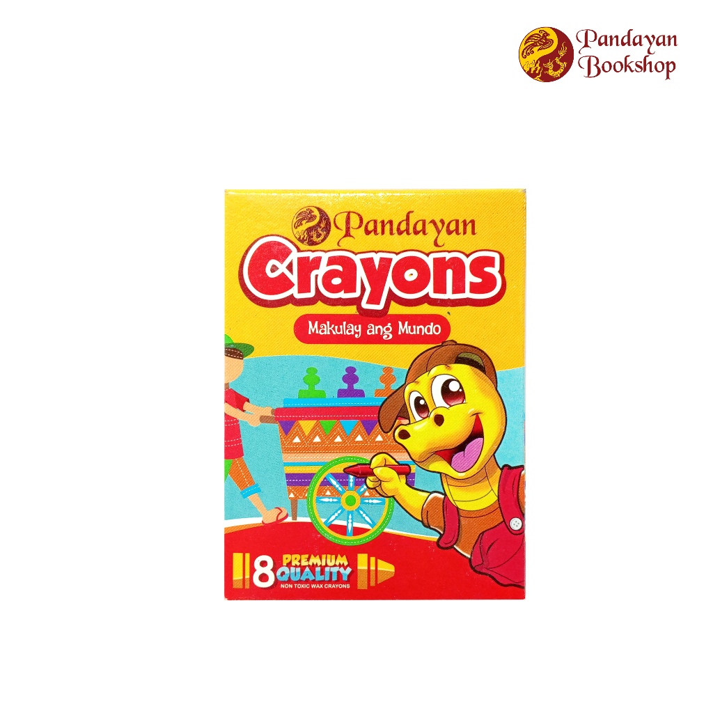 Pandayan Crayons Premium Quality Non-Toxic 8's | Shopee Philippines