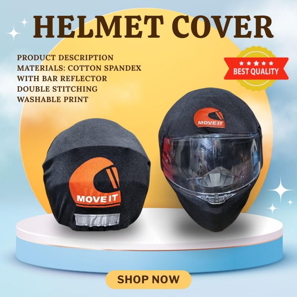 HELMET COVER MOVE IT (FULL FACE) | Shopee Philippines