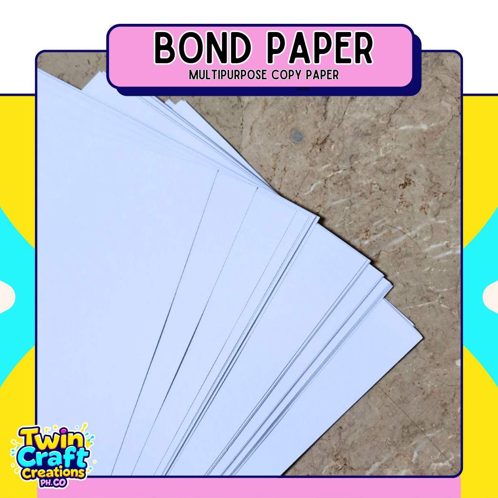 Bond Paper_50 Sheets_Multipurpose Copy Paper _A4 / Letter / Legal Size ...