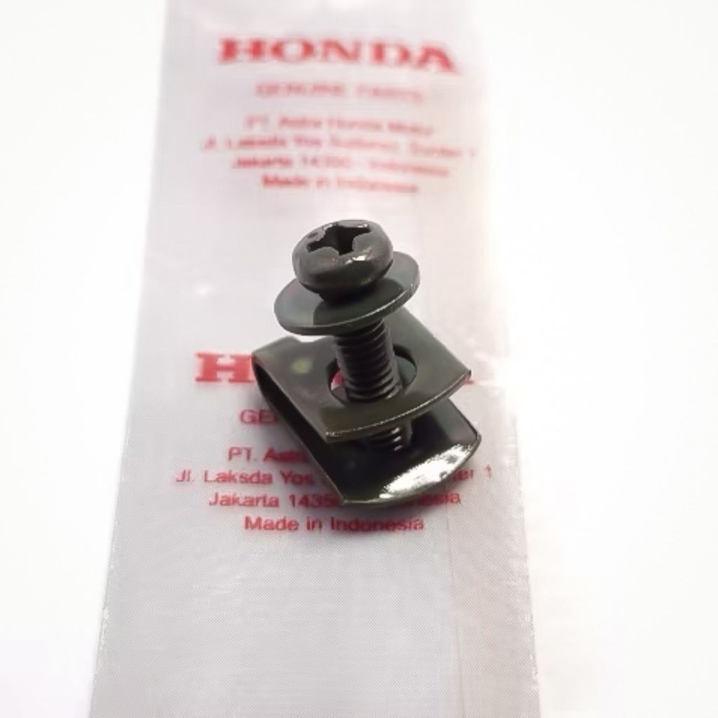 Honda Body Fairing Fixing Screw & U-Clip Nut Set – 4mm Panel Fastener ...