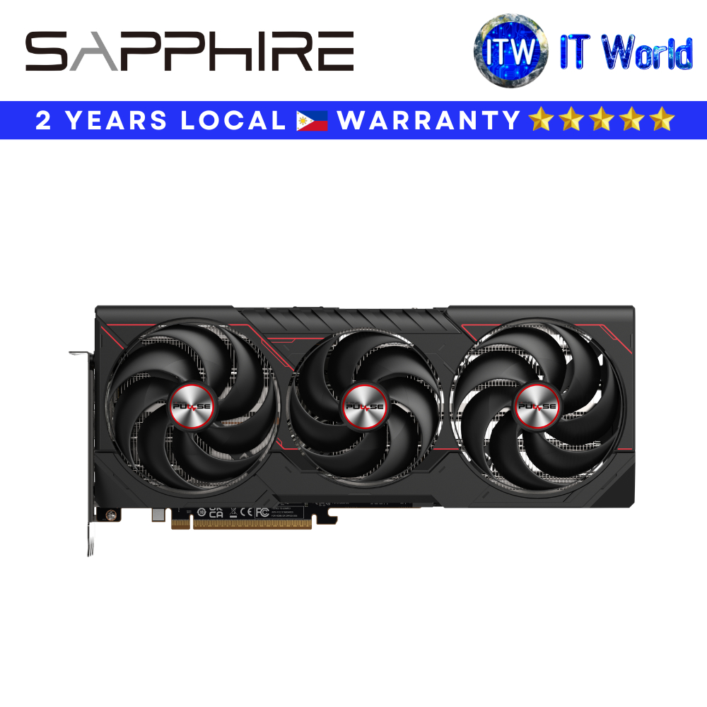Sapphire Itw | Pulse RX 9070 XT 16GB GDDR6 AMD Radeon GPU/ PCIe 5.0 ...