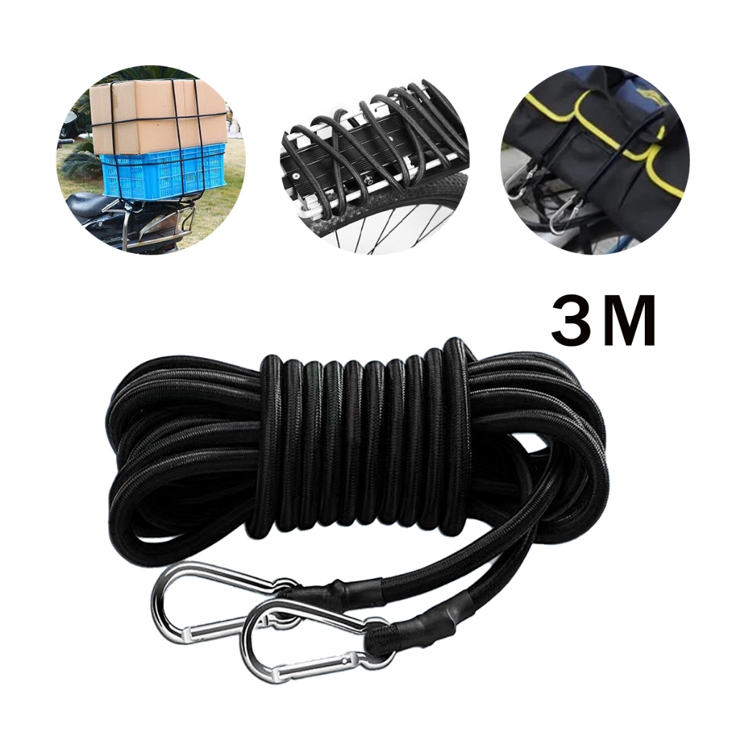 3M High Elasticity Bungee Tie Strap Motorcycle Cargo Rope Heavy Duty ...