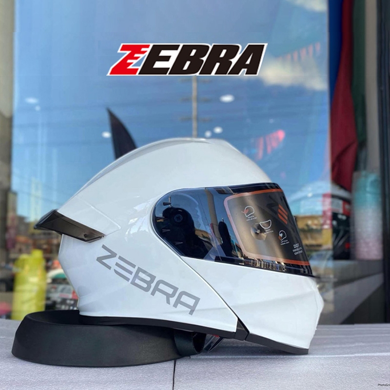 ZEBRA A113 RITZY Modular Helmet Full Face Dual Visor Helmet For ...