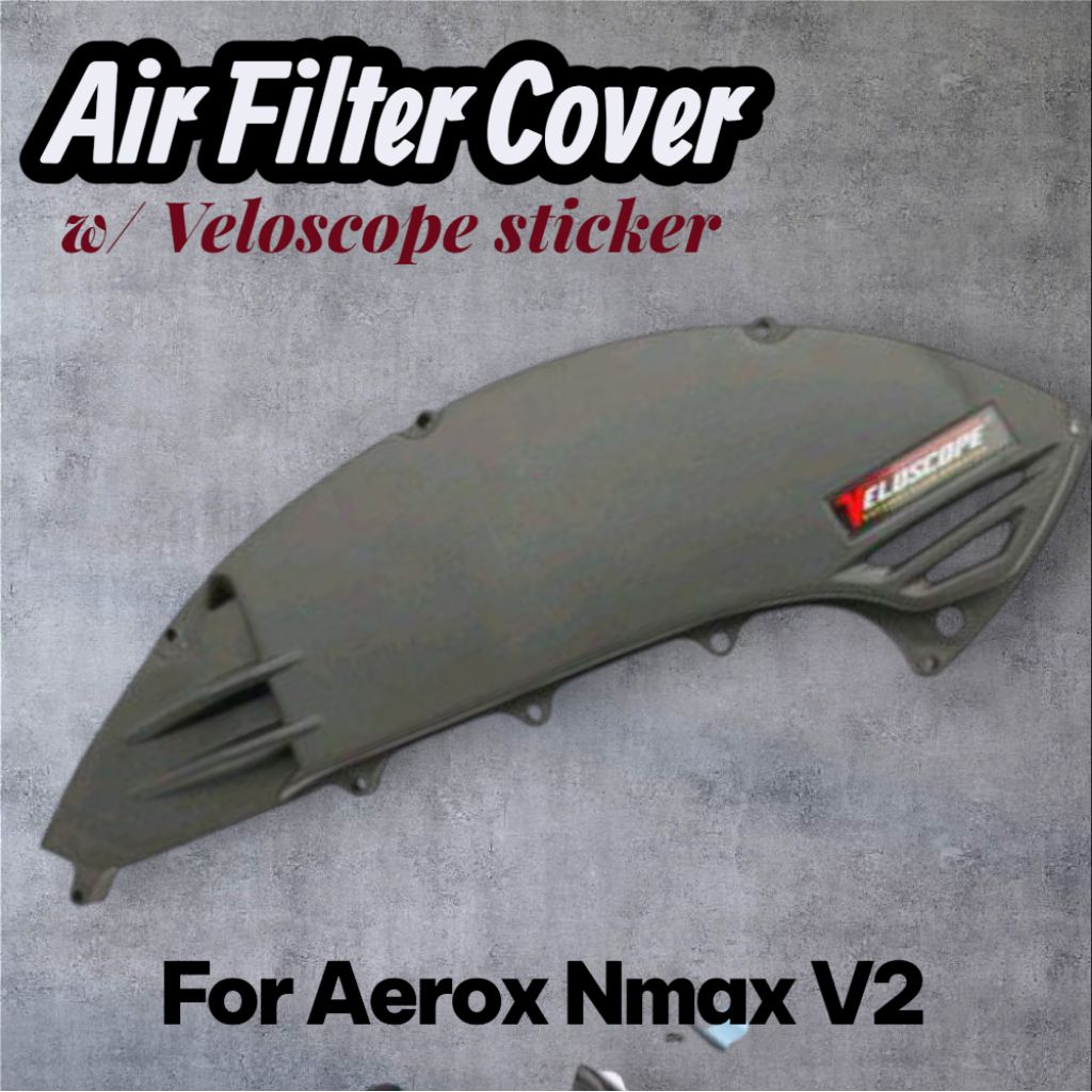 Cod Air Filter Cover Veloscope for aerox nmax v2 v3 | Shopee Philippines