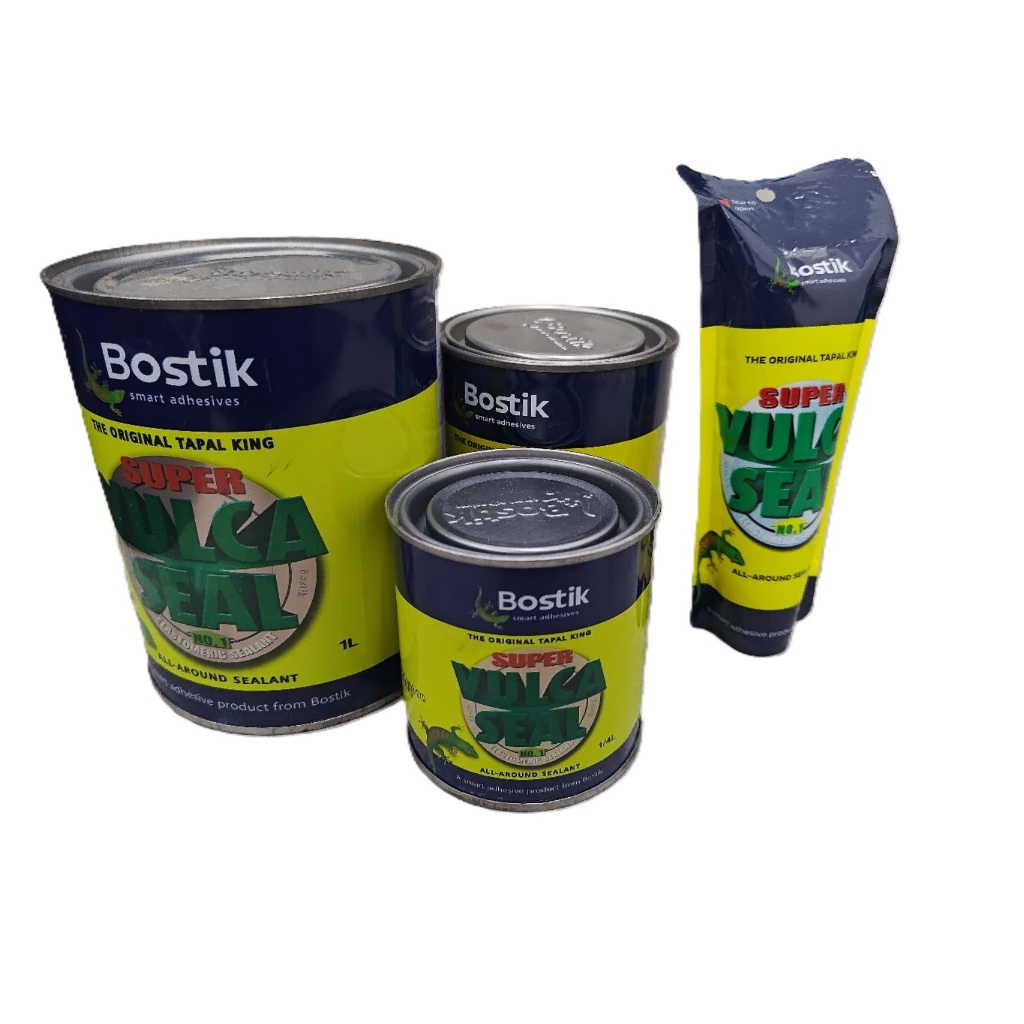Bostik Super Vulcaseal Sealant Cans Vulca seal 1 Liter 1/2L and 1/4L ...