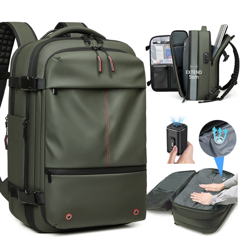 SeaChoice Expandable Vacuum AirBag Backpack, Business Laptop Travel Bag ...