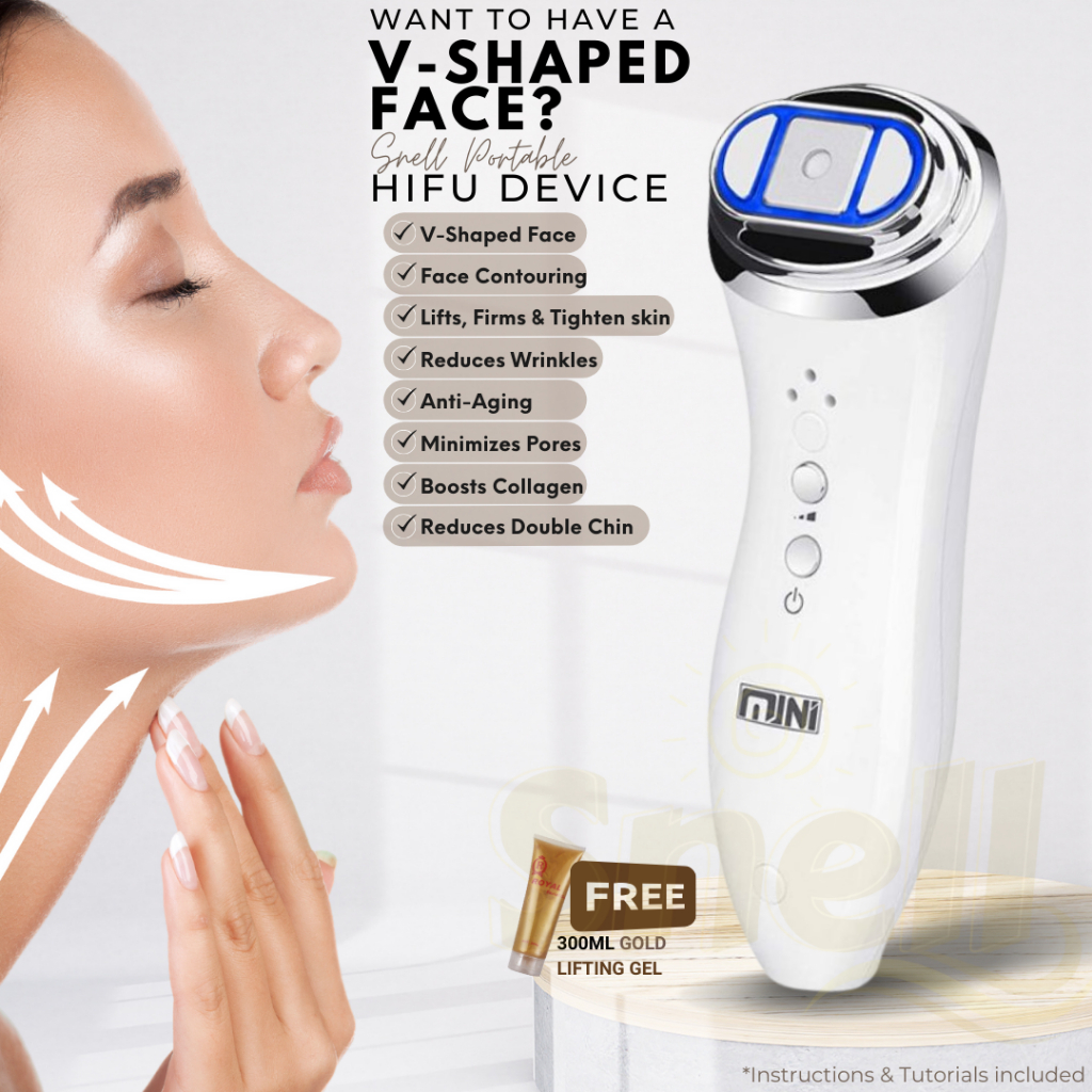 Portable HIFU Facial Machine Face Massager Slimming RF Face Lifting ...