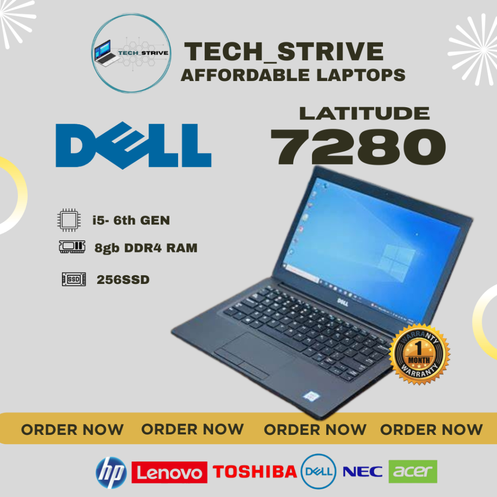 [Used] Laptop Dell Latitude 7270/7280/7290/7390/7470/7480/7490/7275 i5/i7 -TS/NT 12.5 ...