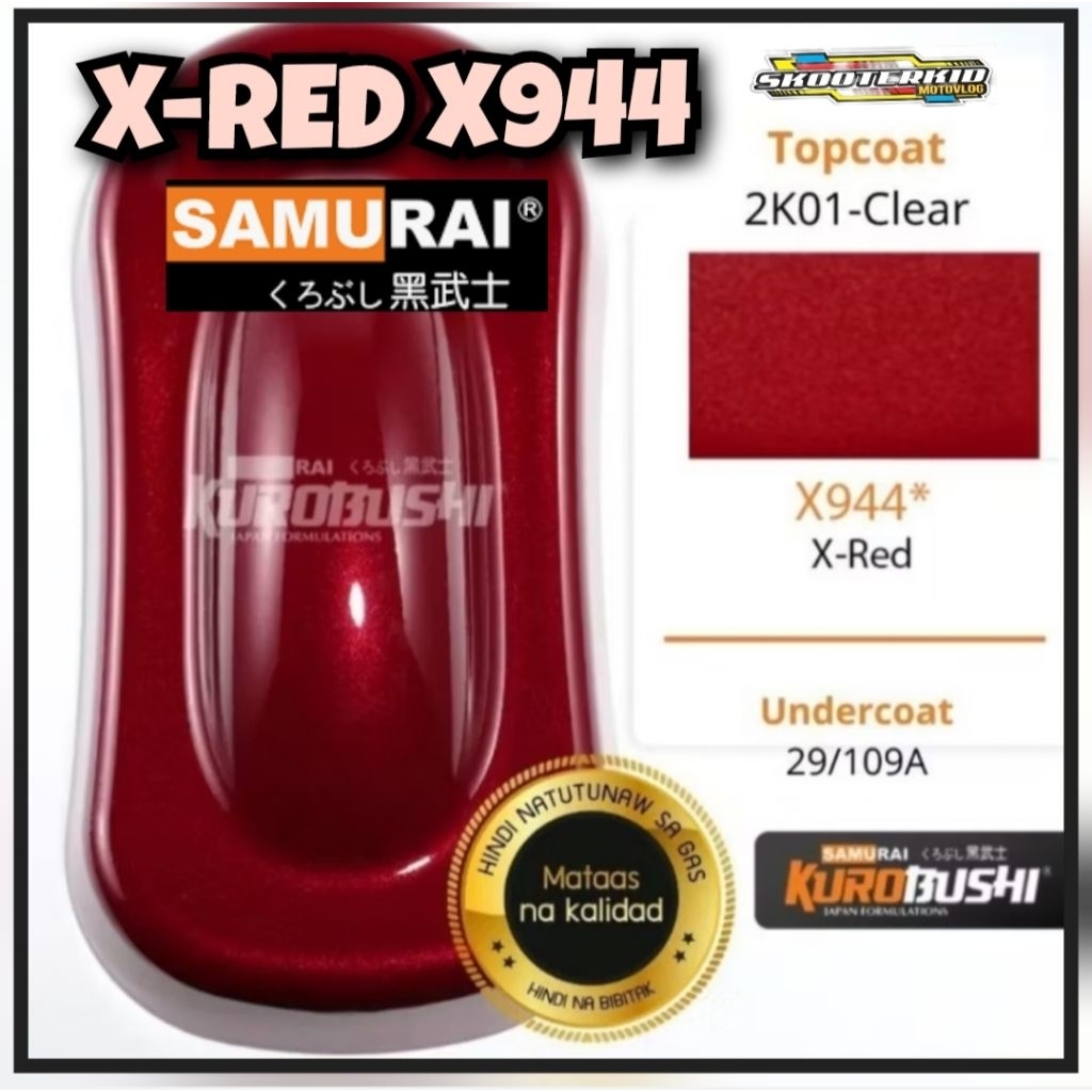 Samurai Paint Xirallic / Sparkle X-RED X944 | Shopee Philippines