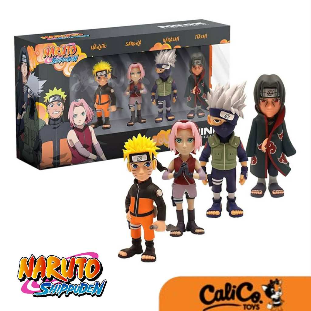 Minix Mini 7 CM - Naruto Shippuden - Naruto/Sakura/ Kakashi/Itachi 4 ...