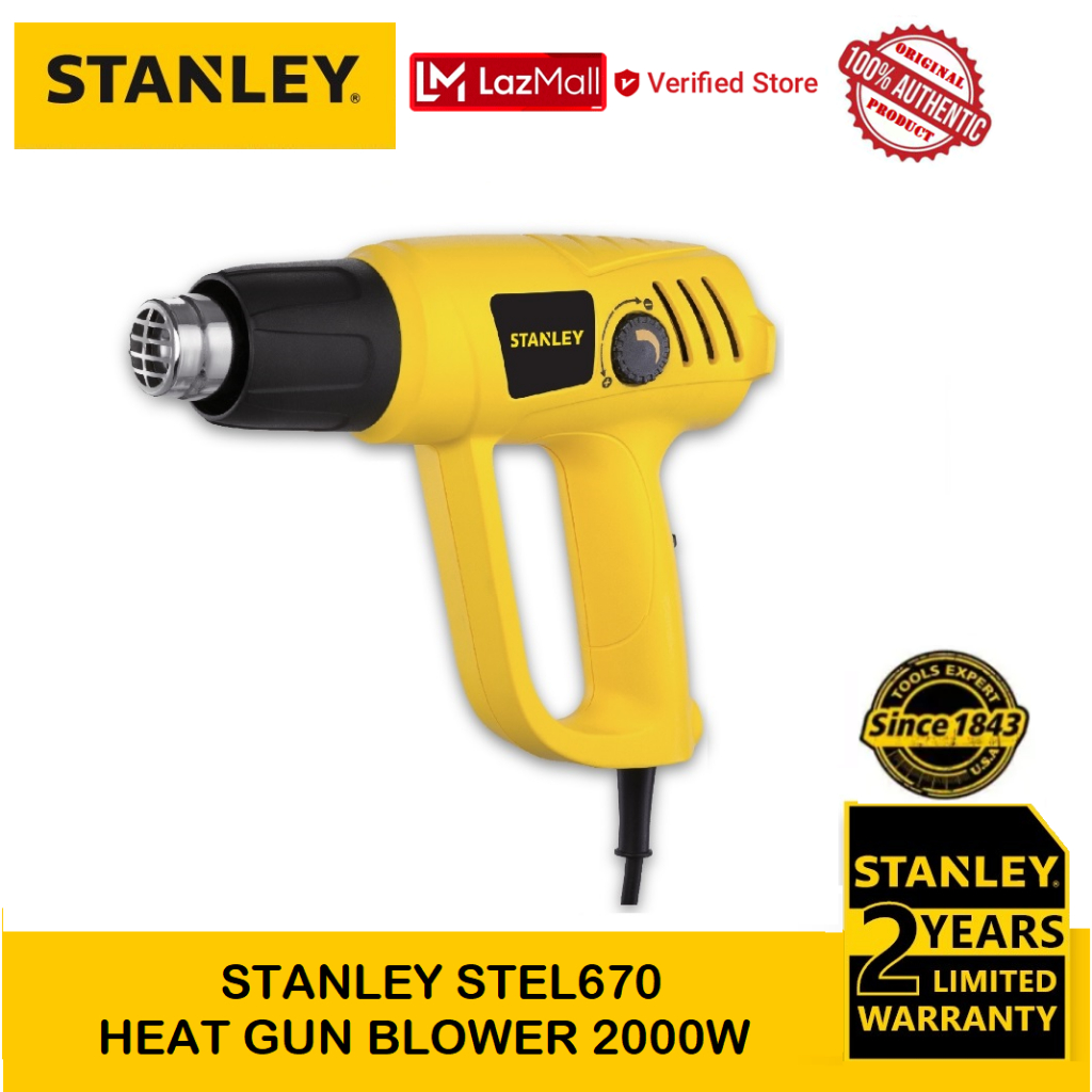 STANLEY STEL670 Heavy-Duty 2000W Heat Gun Blower with Variable Speed ...