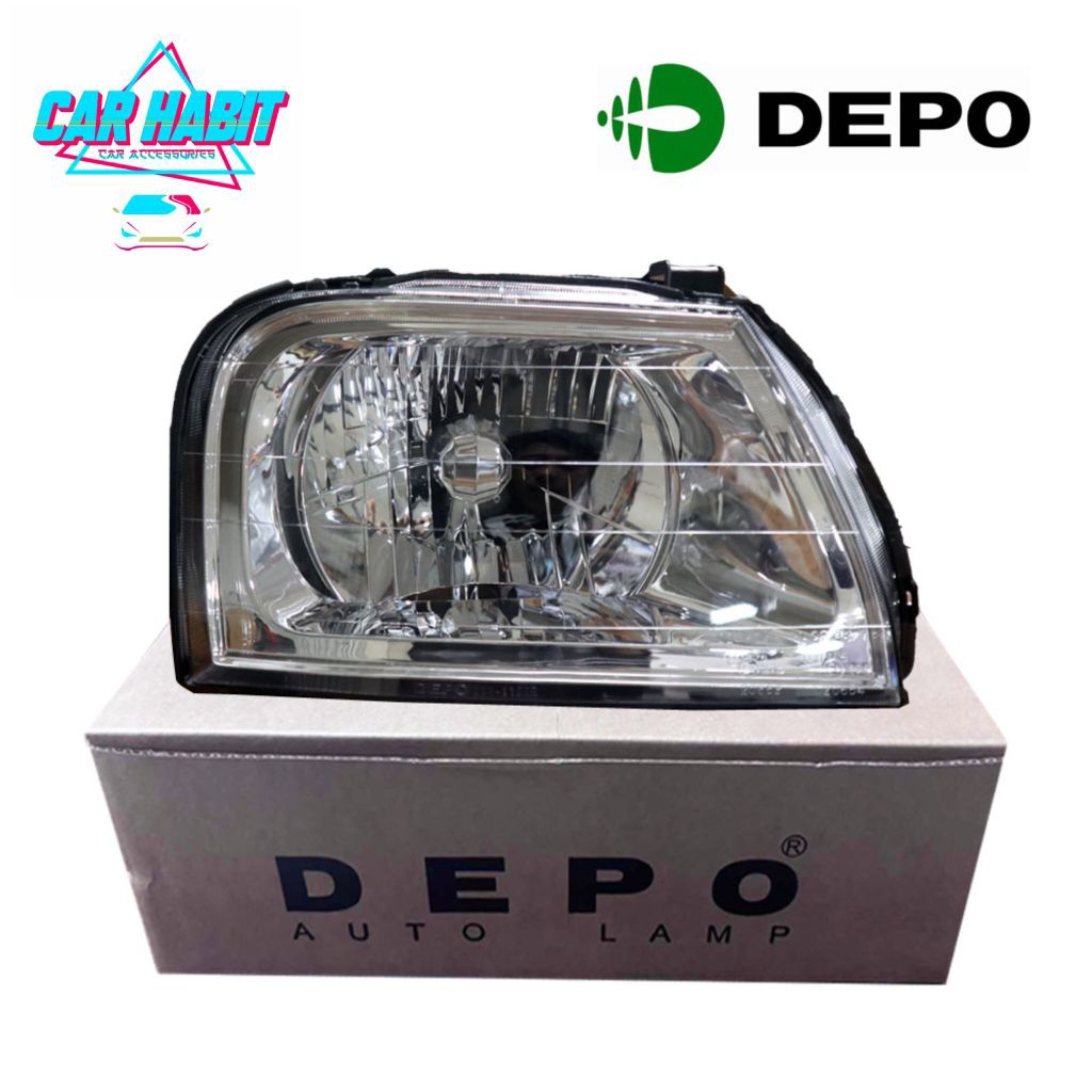 Mitsubishi L200 Depo Head Light Head Lamp 2000 2001 2002 2003 2004 2005 2006 (Right Side ...