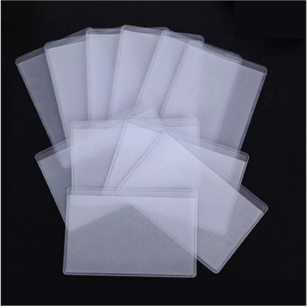 SWY 6pcs Waterproof Transparent Credit Card Holder Plastic Card Id ...