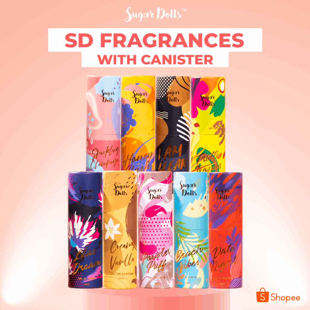 Sugar Dolls Fragrance 30ml with Canister Long Lasting Scents Perfume ...
