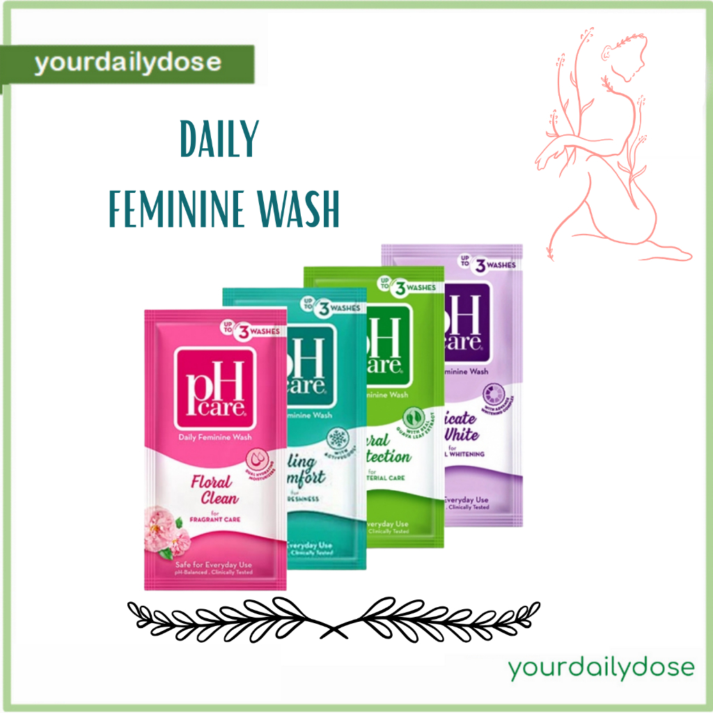 pH CARE DAILY FEMININE WASH SACHET 5ML | Shopee Philippines