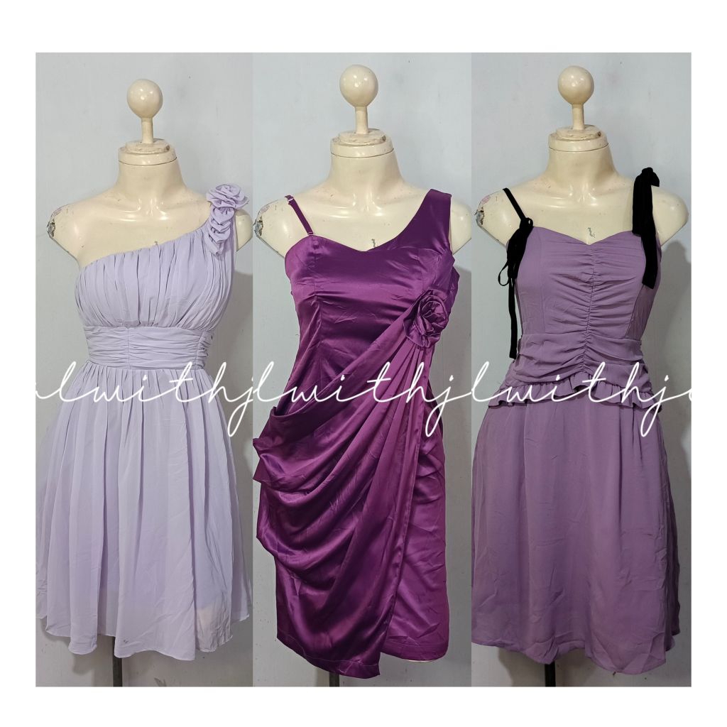 PURPLE Dress • PRELOVED Collections | Shopee Philippines