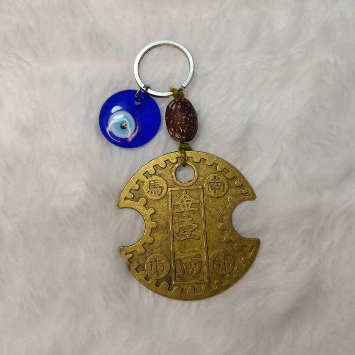 Feng Shui Horse Shoe Nanbu Coin with Anti Evils Eye and Buto ng ...