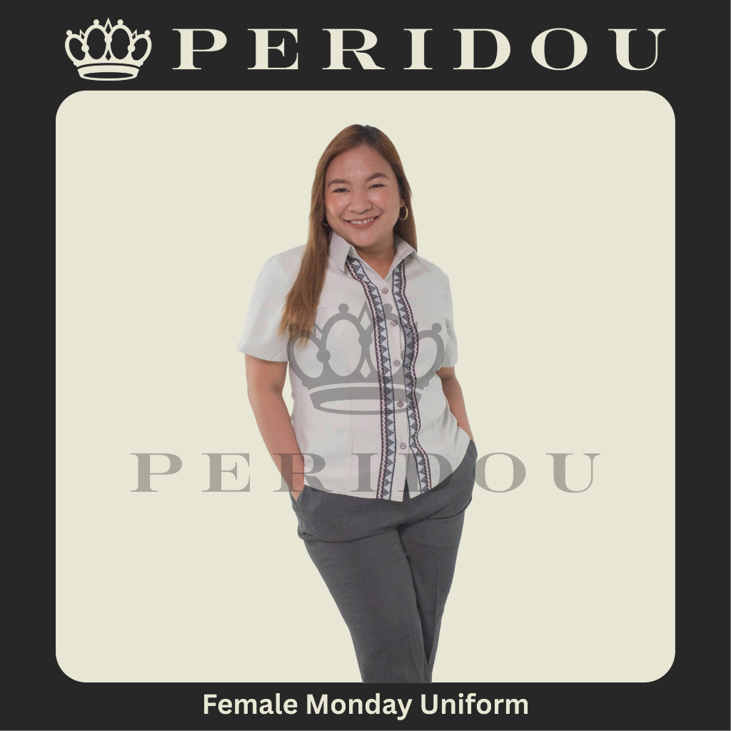 Peridou Female Ready-To-Wear Blouse / Pants Teaching Uniform | Shopee ...
