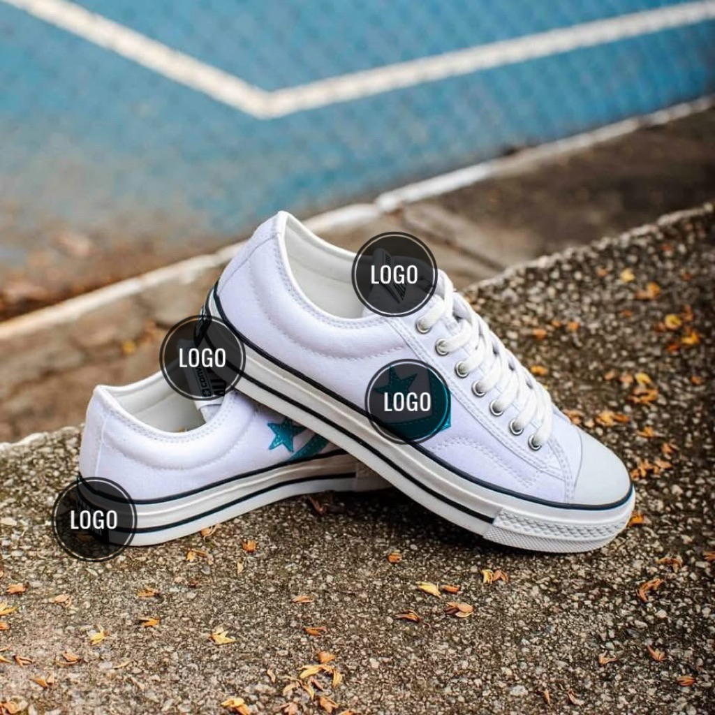 STAR PLAYER WHITE/OCEAN DRIP | Shopee Philippines