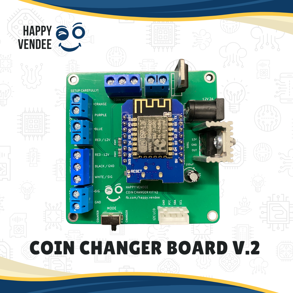 Happy Vendee DIY Coin Changer Board for Pisonet & Vendo Machines ...