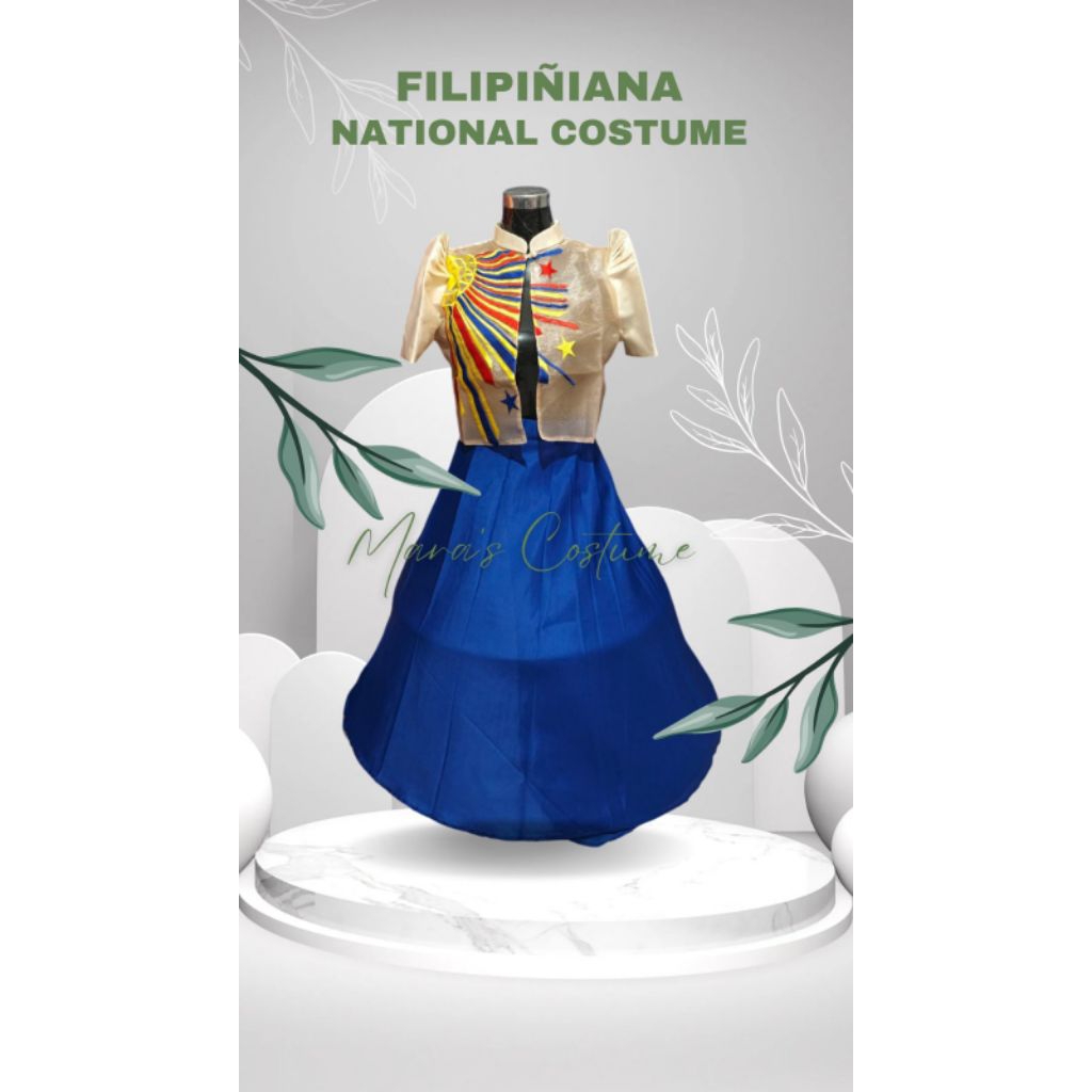 BLUE PATADYONG & BOLERO BUWAN NG WIKA | Shopee Philippines