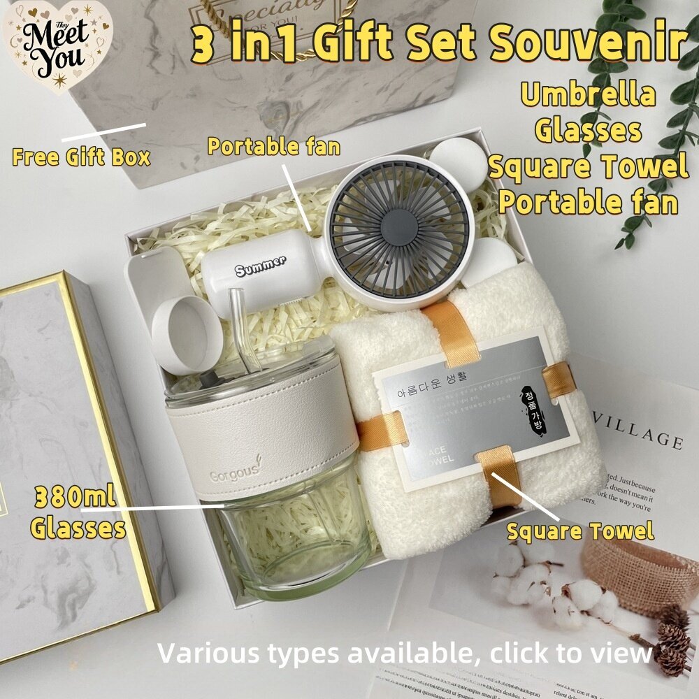 5-IN-1 Gift Set With Gift Box&Gift Bag For Corporate Wedding ...