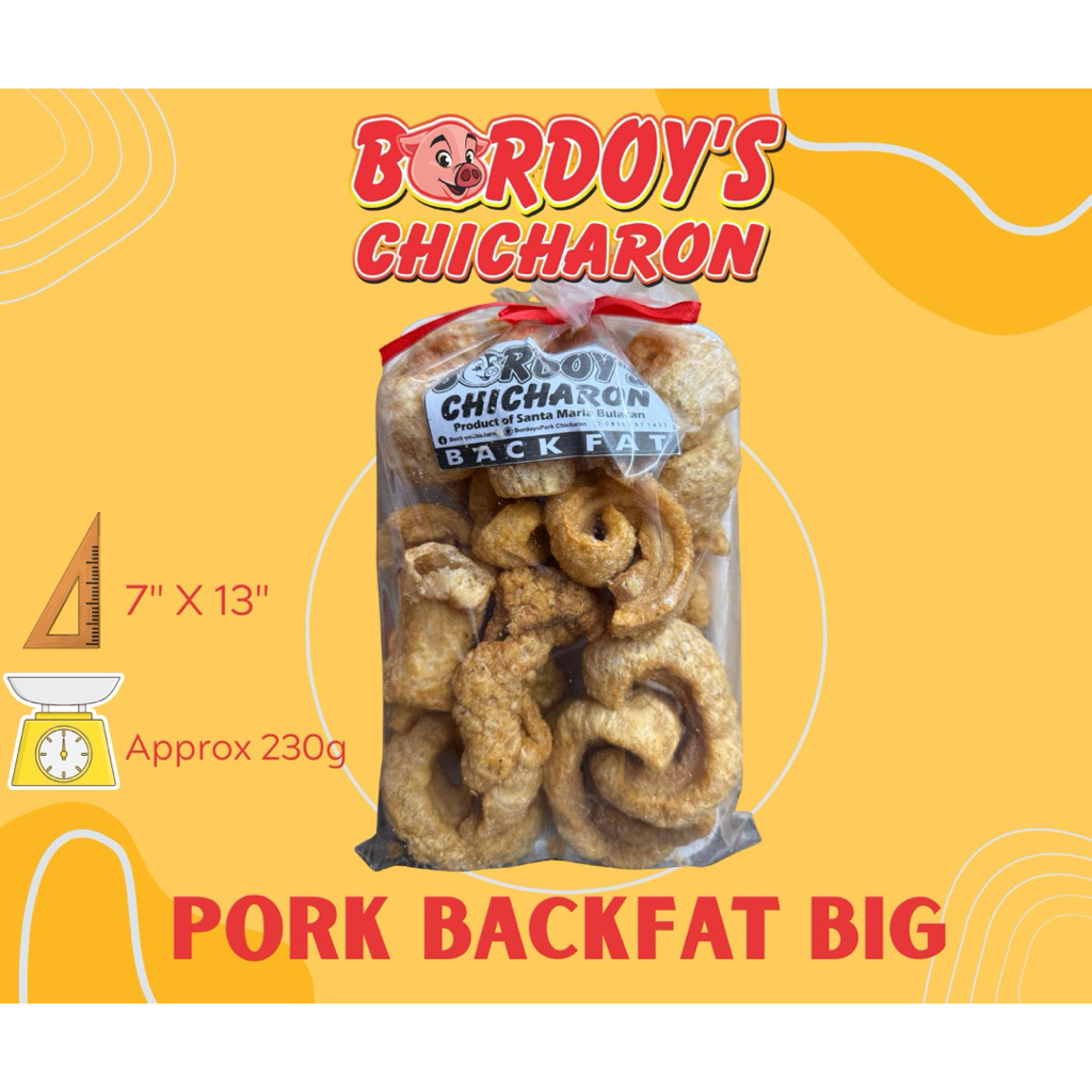 BIG BACKFAT | Bordoy's Chicharon | Shopee Philippines