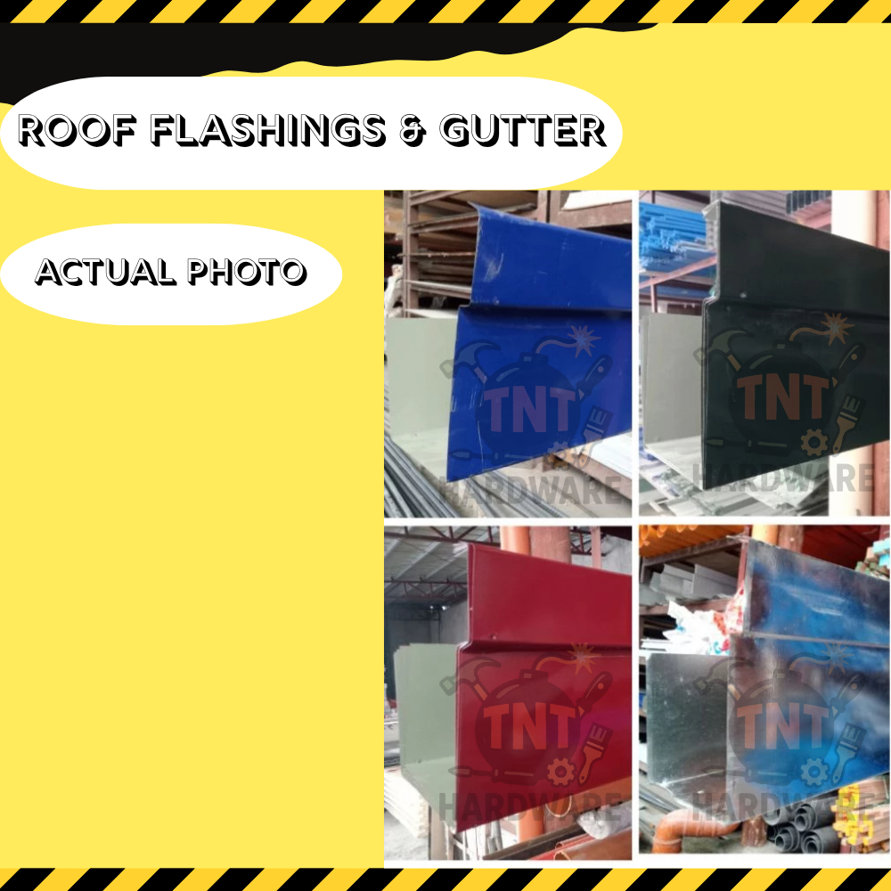 Roofing Gutter/Flashing Pre Painted 0.4mm Gauge #24 Red, Green, Blue ...