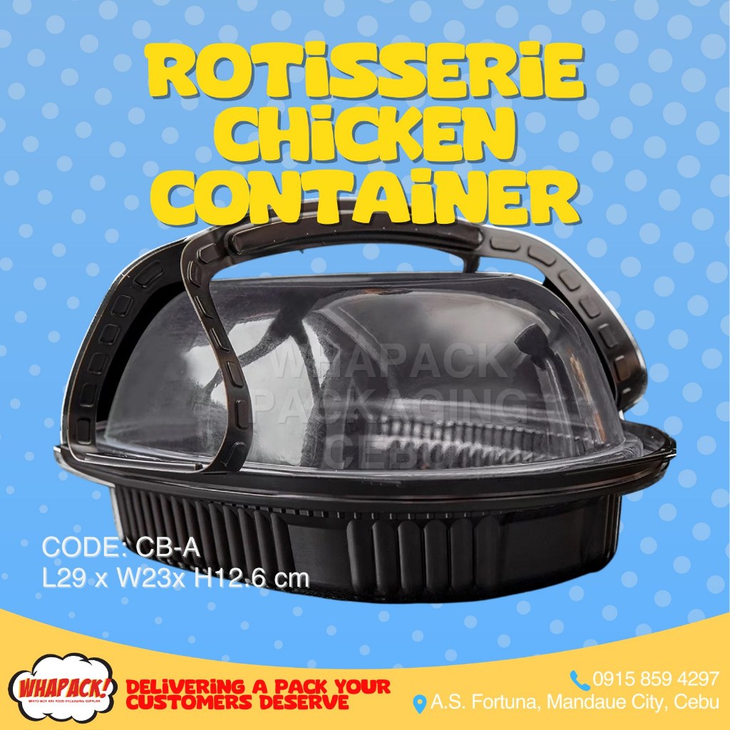 CHICKEN ROTISSERIE CONTAINER (10PCS) | Shopee Philippines