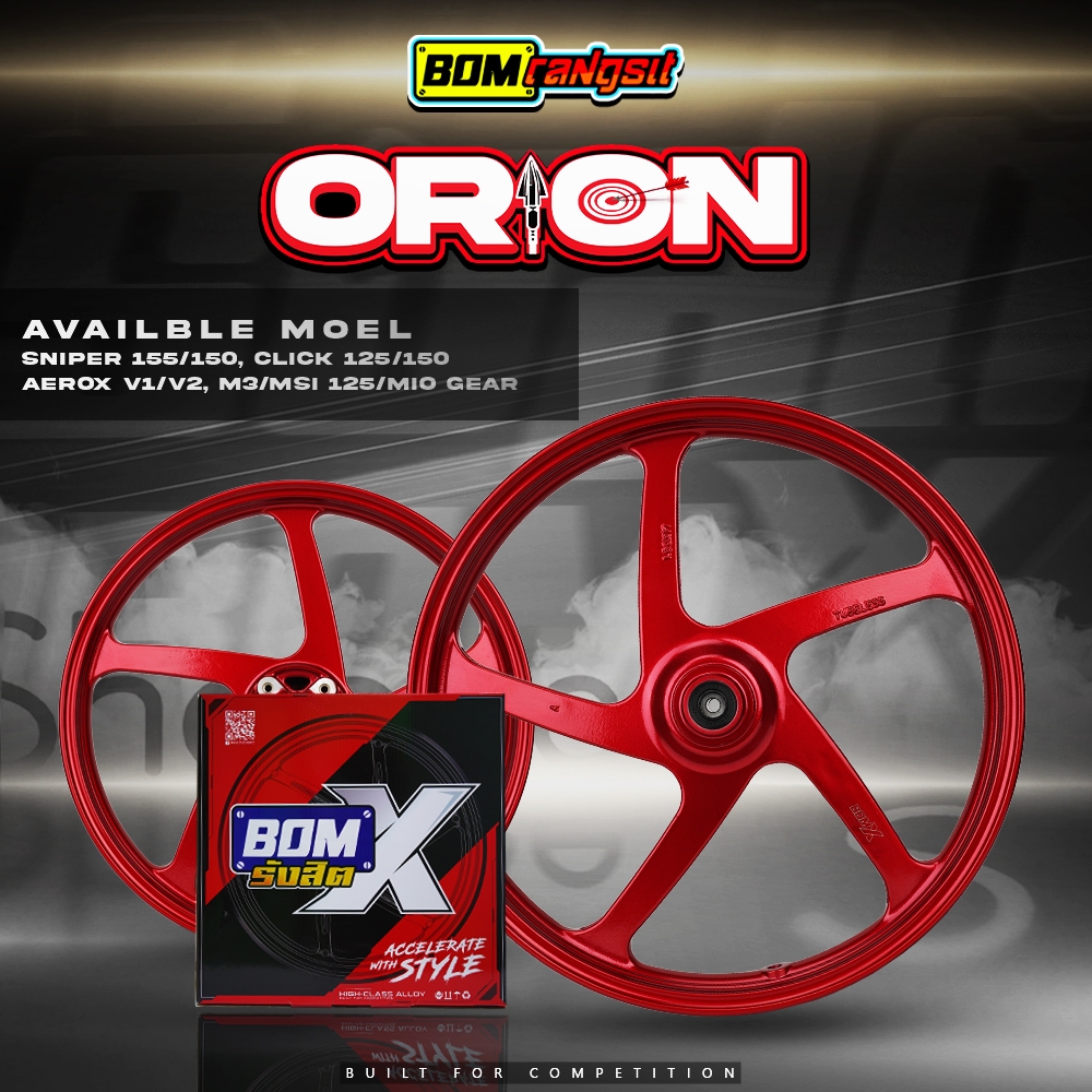 Bom Rangsit BomX Orion Hard Alloy Mags Sniper 150/155/Aerox V1/V2/Click ...