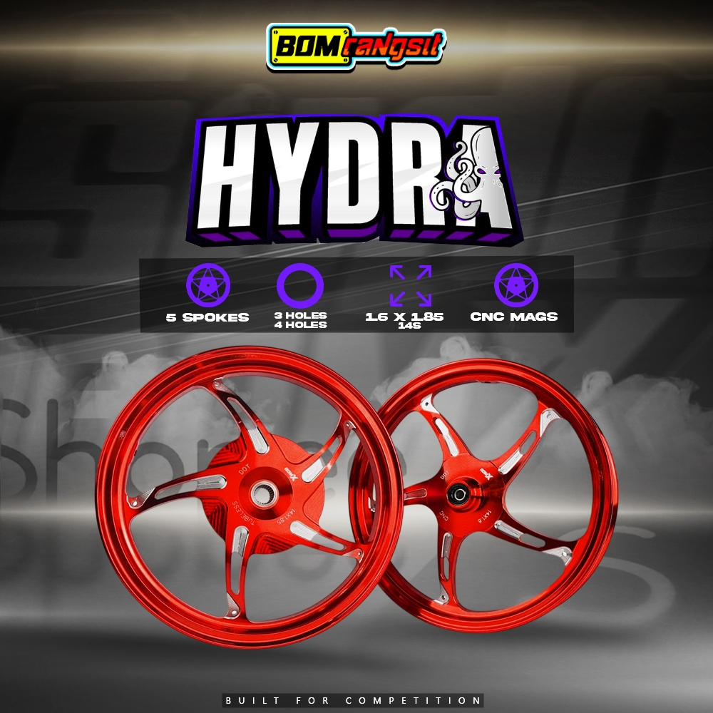 Bom Rangsit Hydra Cnc Mags x14s 5 Spokes Motorcycle Accessories ...