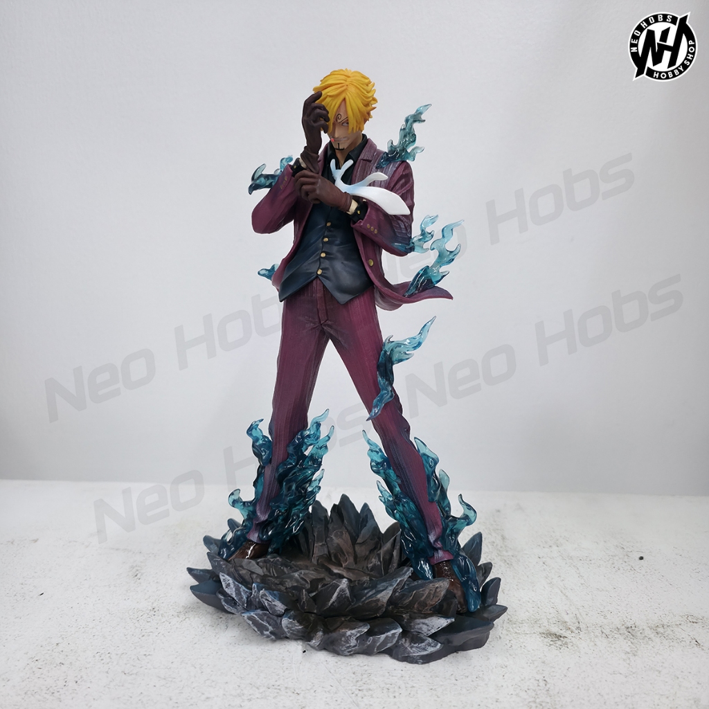 GK THS KO One Piece Sanji Blue Flame Med Spec | Shopee Philippines