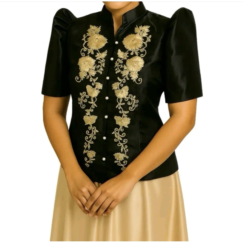 FILIPINIANA LADY BARONG WITH EMBROIDERY FOR WOMEN | Shopee Philippines