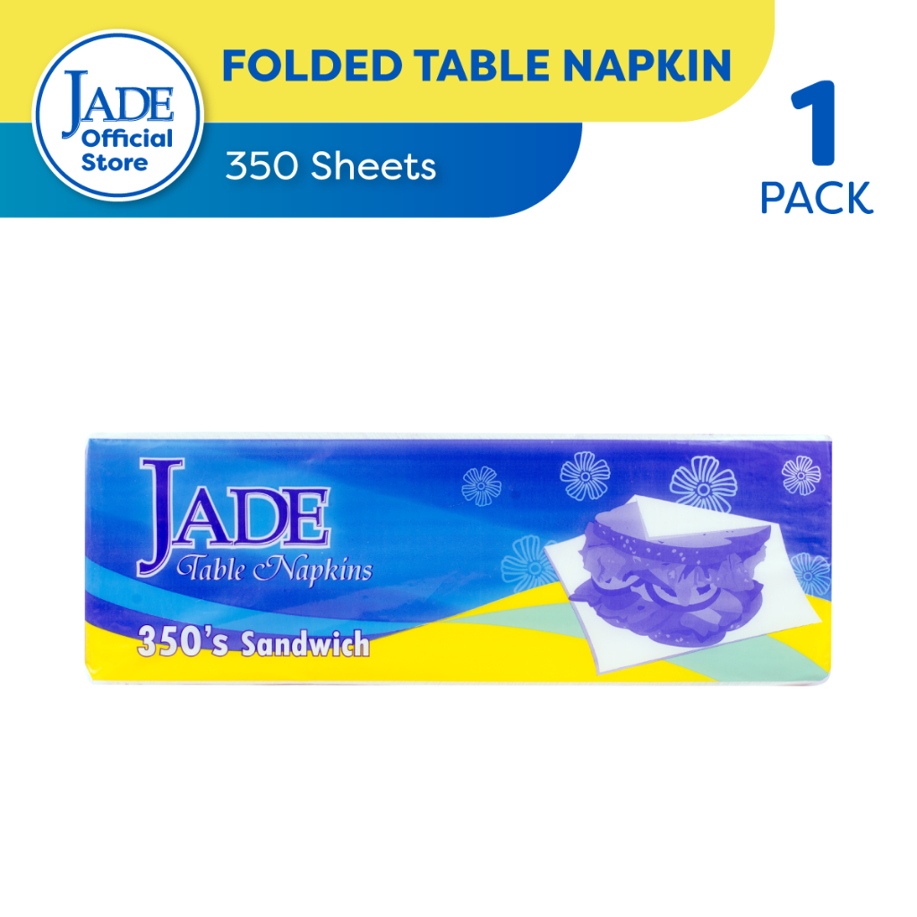 Jade Table Napkin Folded 350 sheets | Shopee Philippines