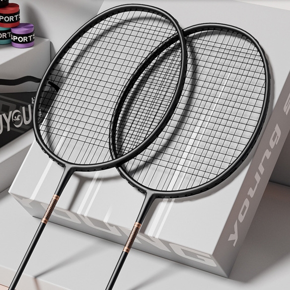 [100% Original] Badminton Racket Original 4U Full Carbon 28Lbs ...