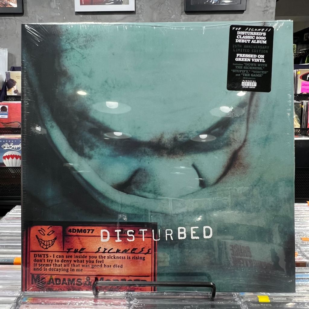 DISTURBED The Sickness 25th Anniversary Vinyl (Green, 1LP) | Shopee ...