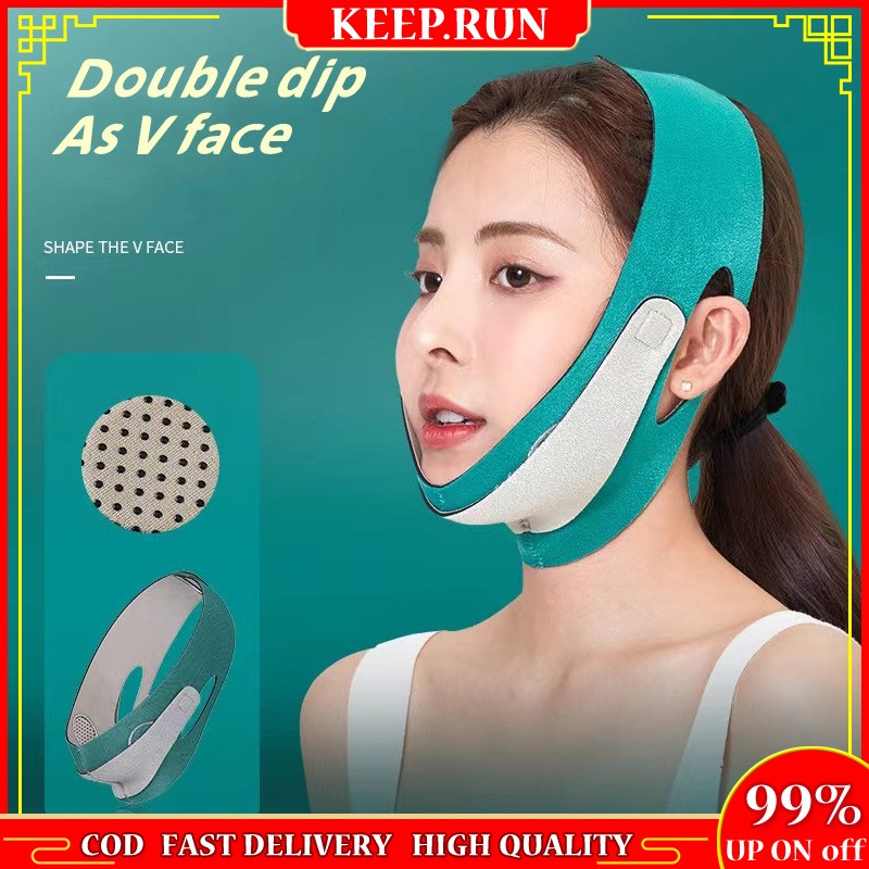 Thin Face Bandages V Shape Thin Face Lift Massager Face Mask for Reduce ...
